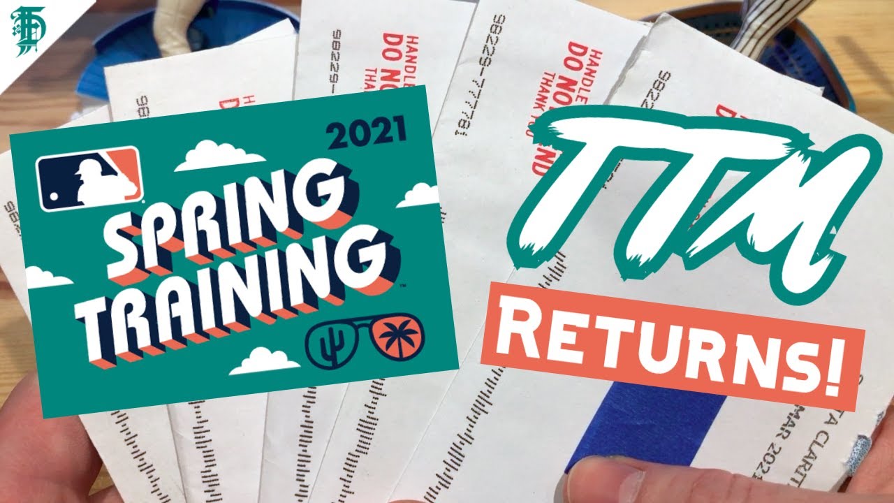 MLB Spring Training Autograph Returns & More! // TTM #42 - YouTube
