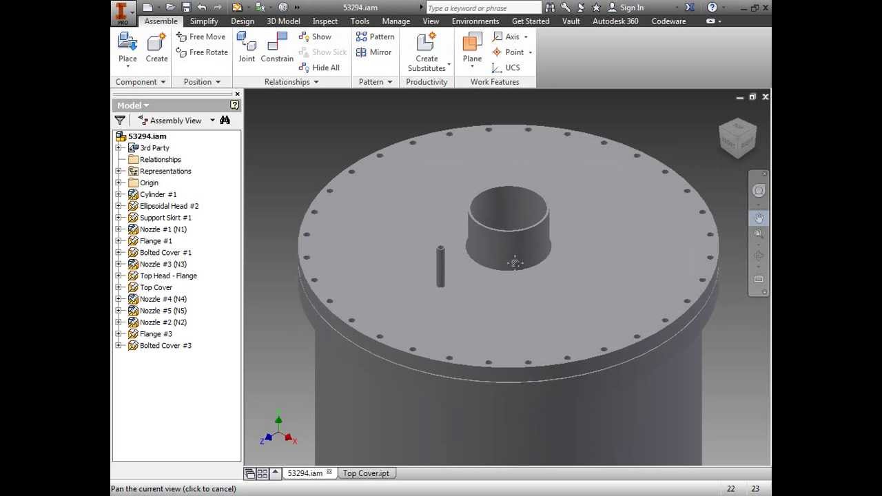 Edit COMPRESS Pressure Vessel Models Using Inventor - YouTube