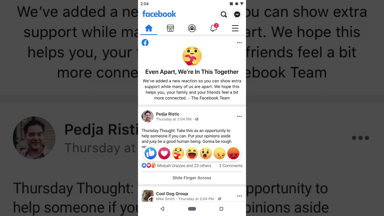 Facebook introduces new Care reactions on Facebook and Messenger - YouTube