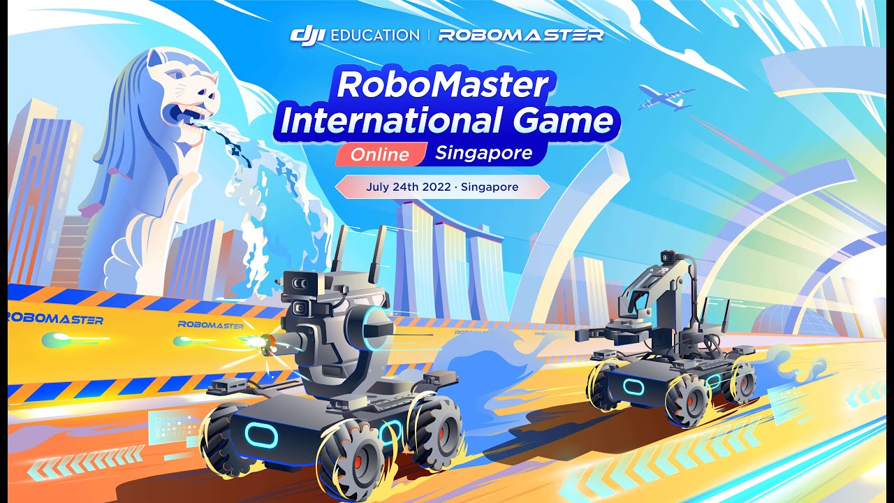 RoboMaster International Exhibition Game 2022- Singapore - YouTube