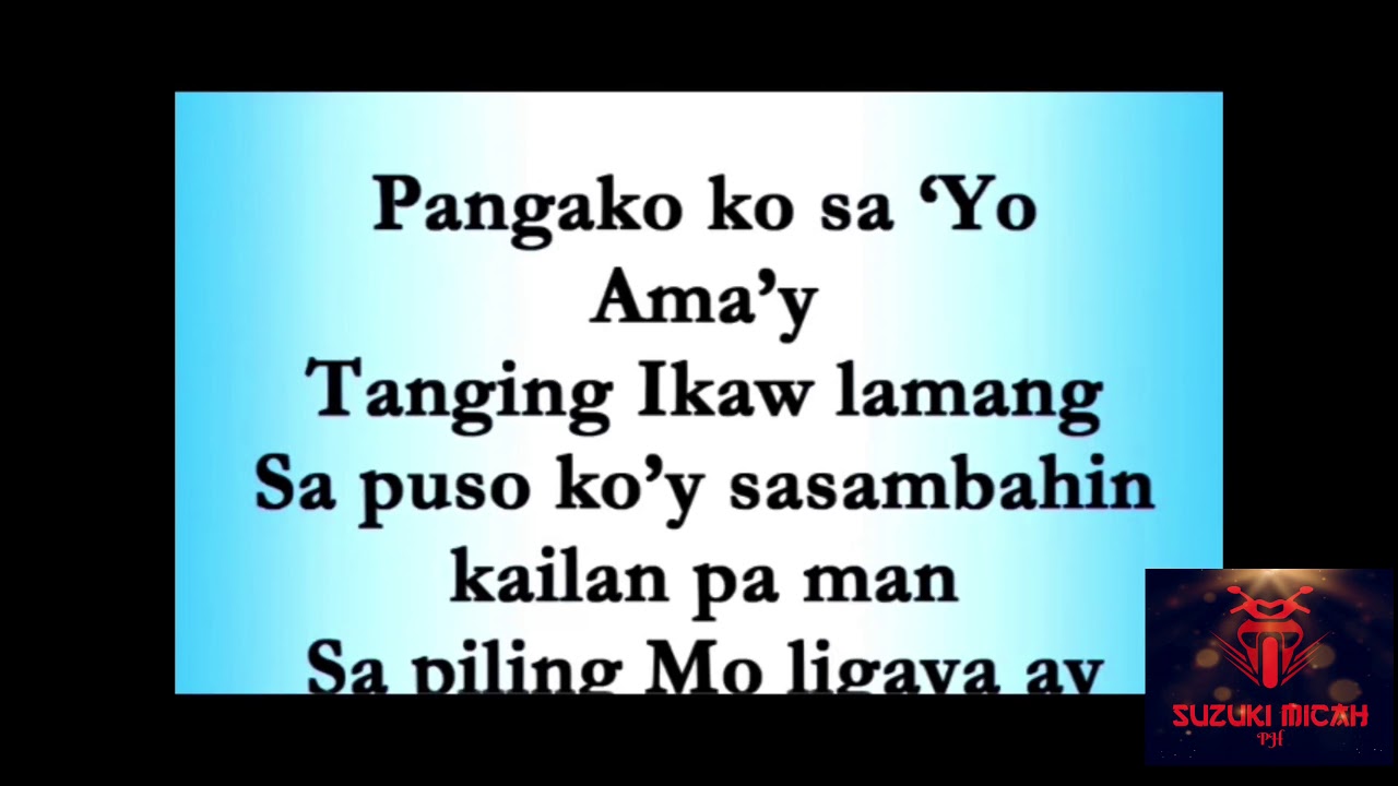 Pangako ko ( MCGI PAPURI SONGS ) - YouTube