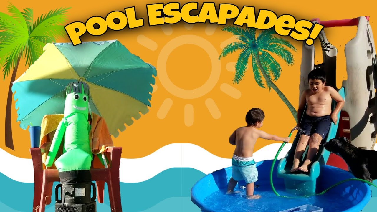 Nanny Air Dancer Pool Escapades - YouTube