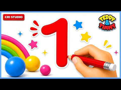 1 To 10 | 123 Song | Number Names | Counting Numbers | 12345 | Cartoon Video for Kids