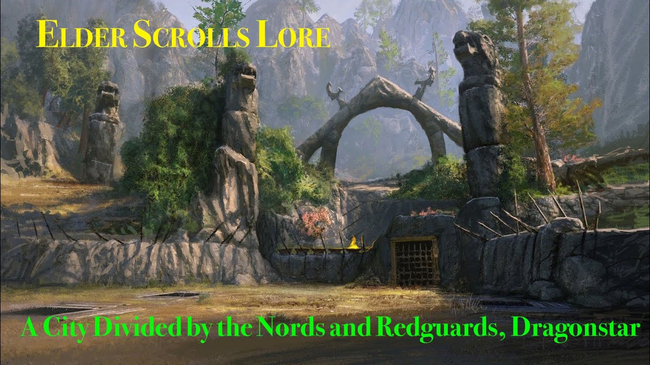 A City Divided by the Nords and Redguards, Dragonstar: Elder Scrolls Lore - YouTube