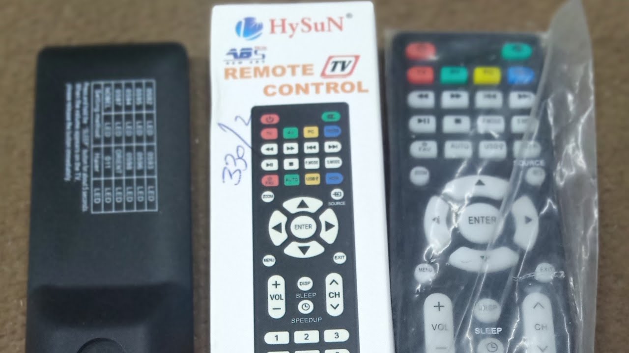 China Led universal Remote also sport Noble Hiar and Oreint led. - YouTube