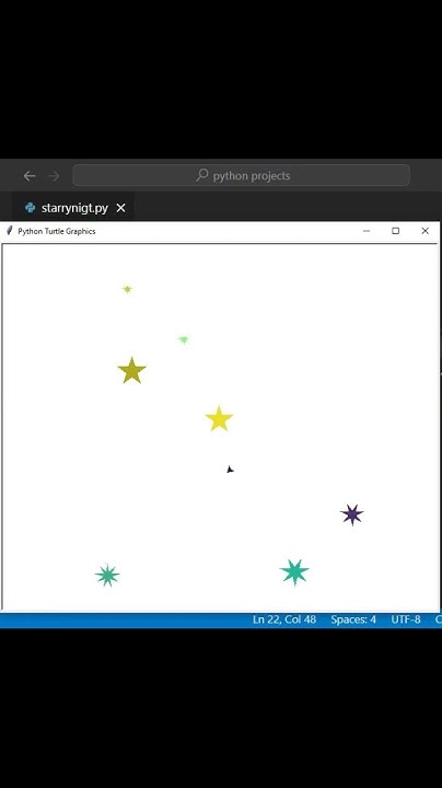 Draw More More 😮 Star Python Pythoncode Pythonprogramming Code Pythonforbeginners Coding