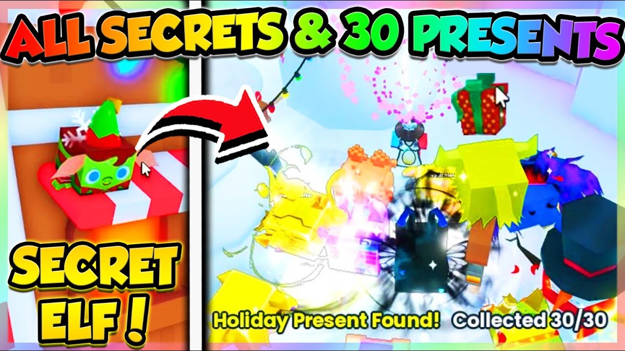🎄ALL SECRETS & 30/30 PRESENT LOCATIONS in PET SIM 99!! (Roblox) - YouTube
