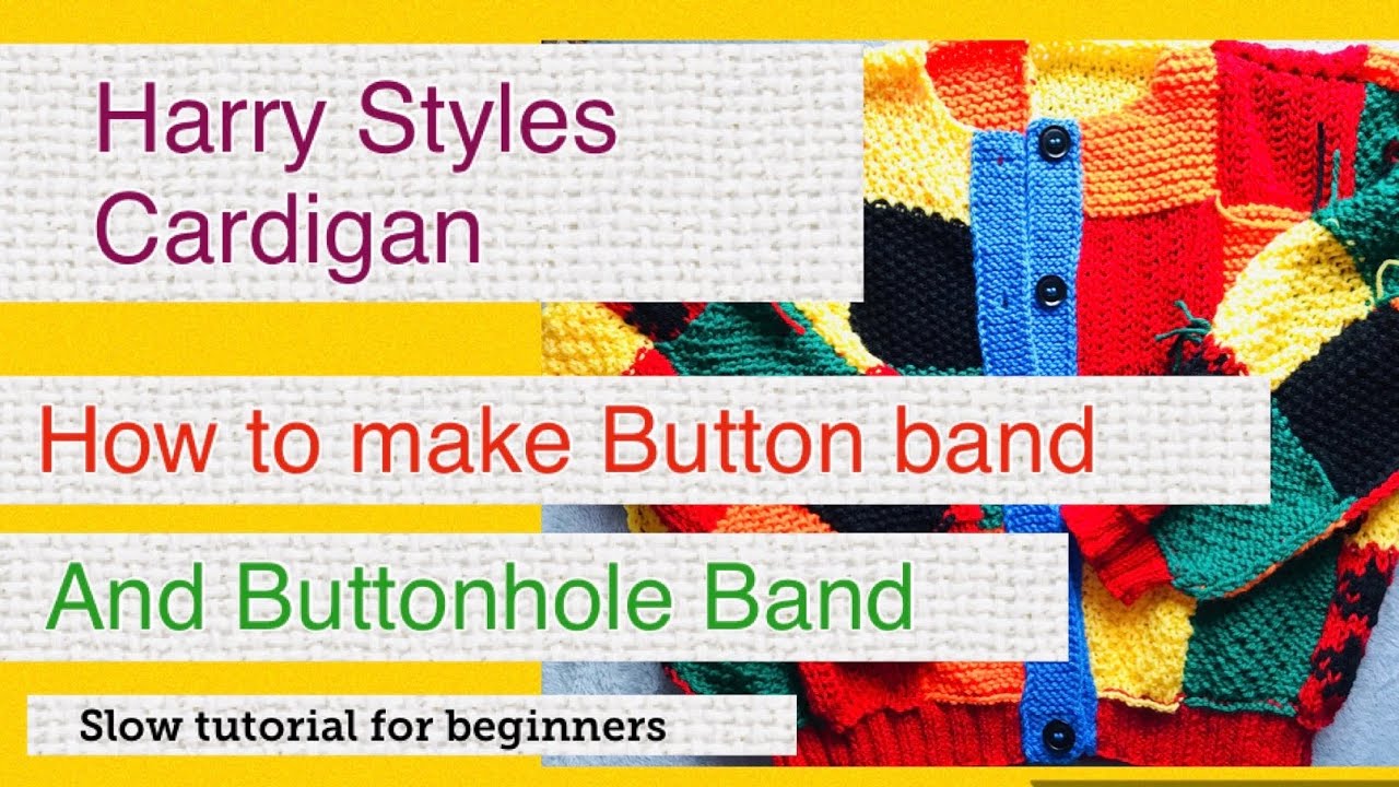 How to make Harry Styles Patchwork Cardigan Full Tutorial Knitting ...