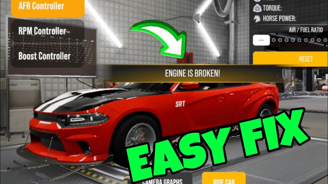 How to Easily Fix Broken Engine | Car Parking Multiplayer 2 - YouTube