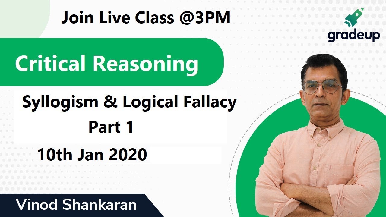 Critical Reasoning - Syllogism & Logical Fallacy | Tips & Tricks | CLAT ...