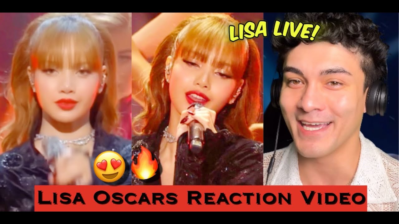 LISA Makes Oscars History! Lisa Oscars REACTION to James Bond Musical ...