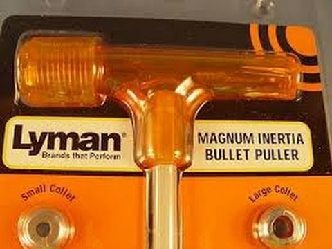 LYMAN MAGNUM INERTIA BULLET PULLER DEMO - YouTube