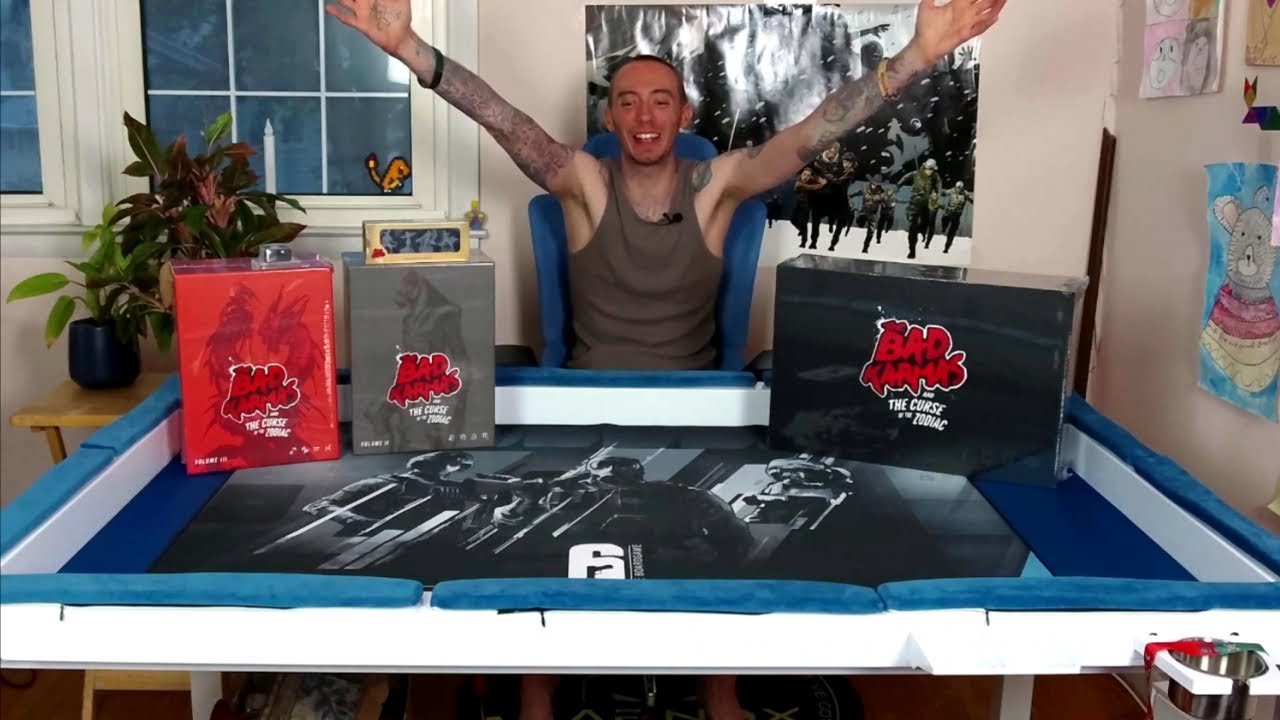 The Bad Karmas And The Curse Of The Zodiac Kickstarter Unboxing - YouTube