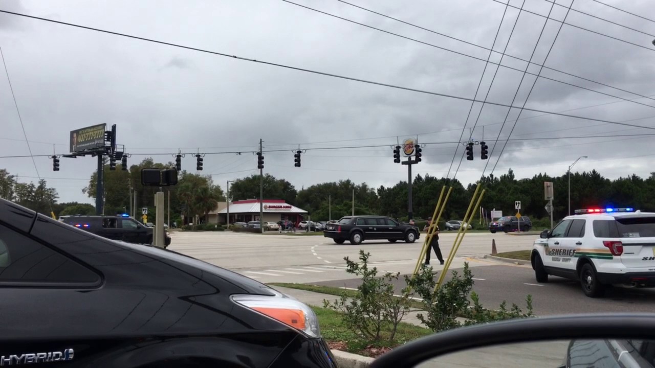 POTUS Obama Motorcade 11-6-16 - YouTube
