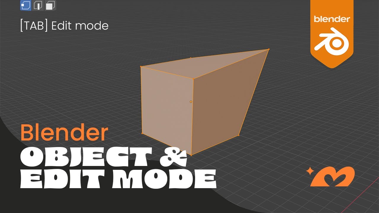 Blender Basics: Object Mode en Edit Mode - YouTube