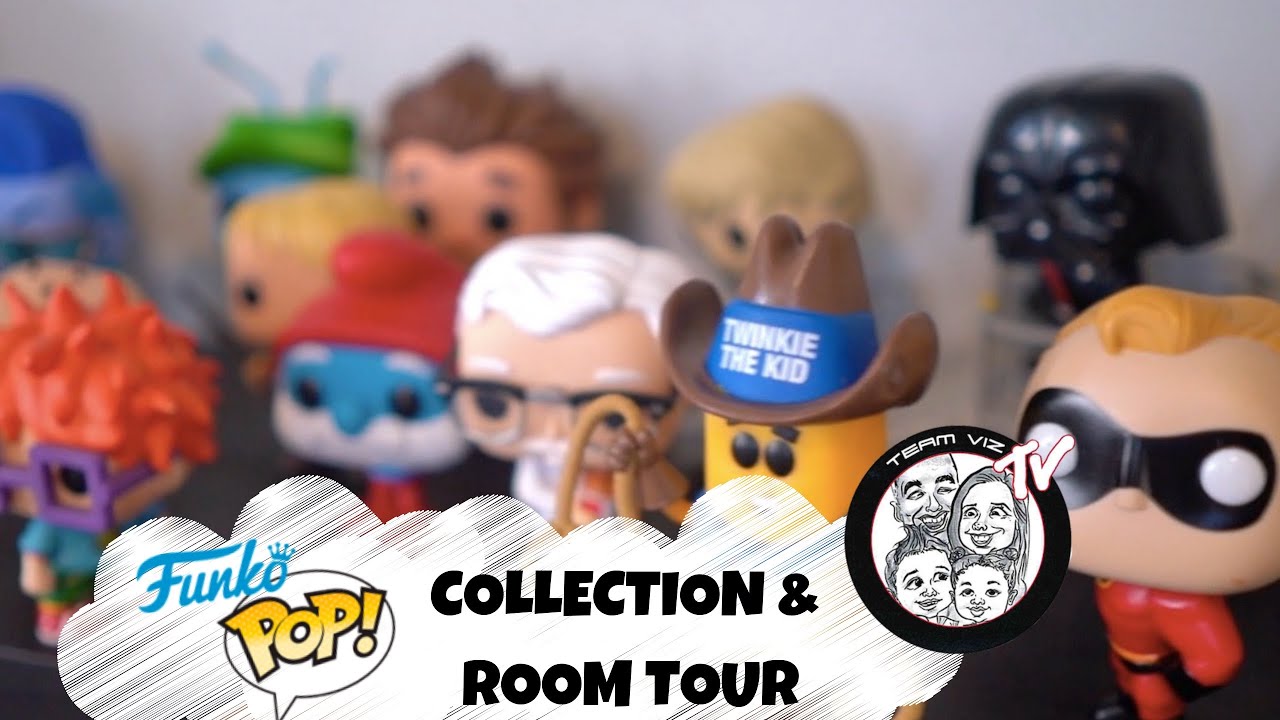 FUNKO POP COLLECTION & ROOM TOUR - TEAM VIZ TV - YouTube
