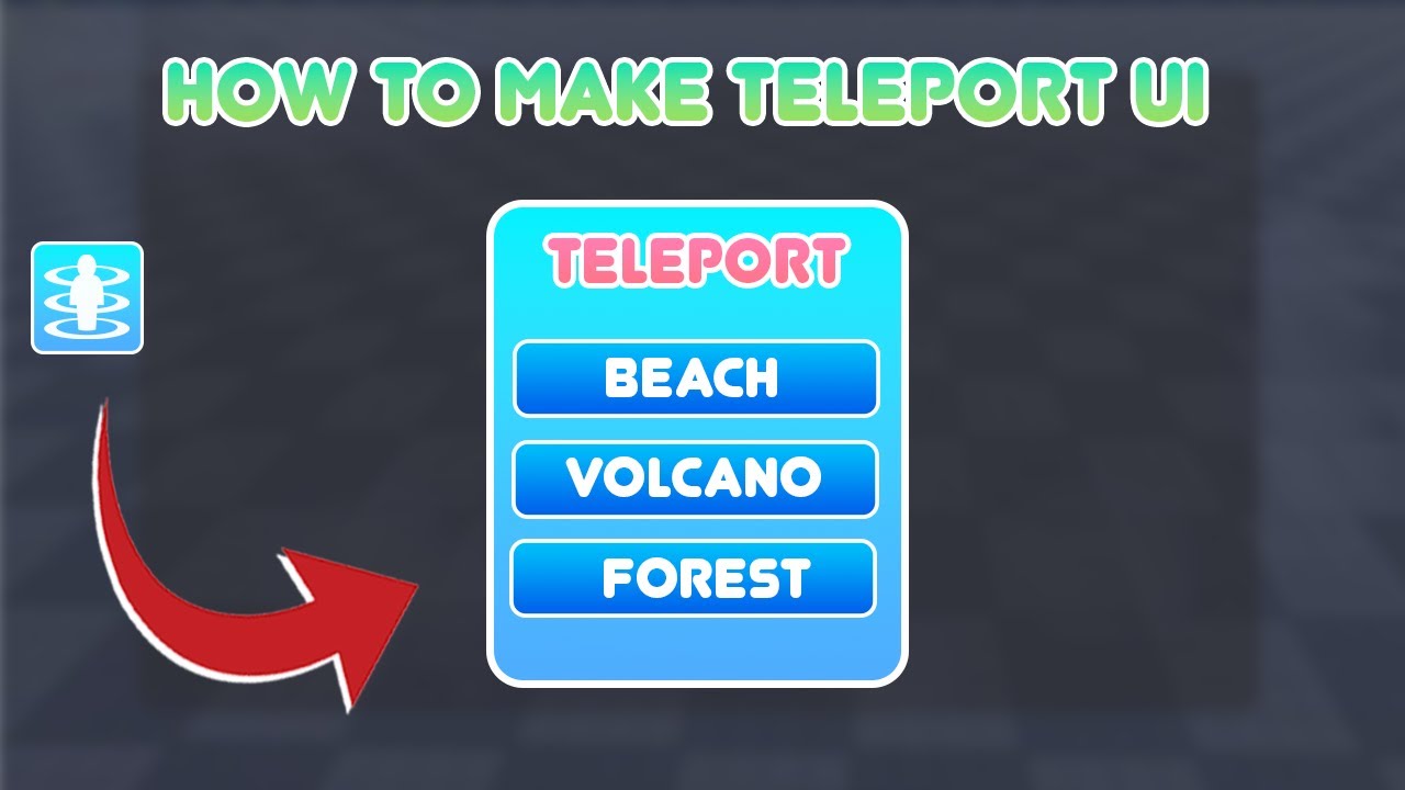 Cara Membuat Teleport UI - Uni Craft Your World - YouTube