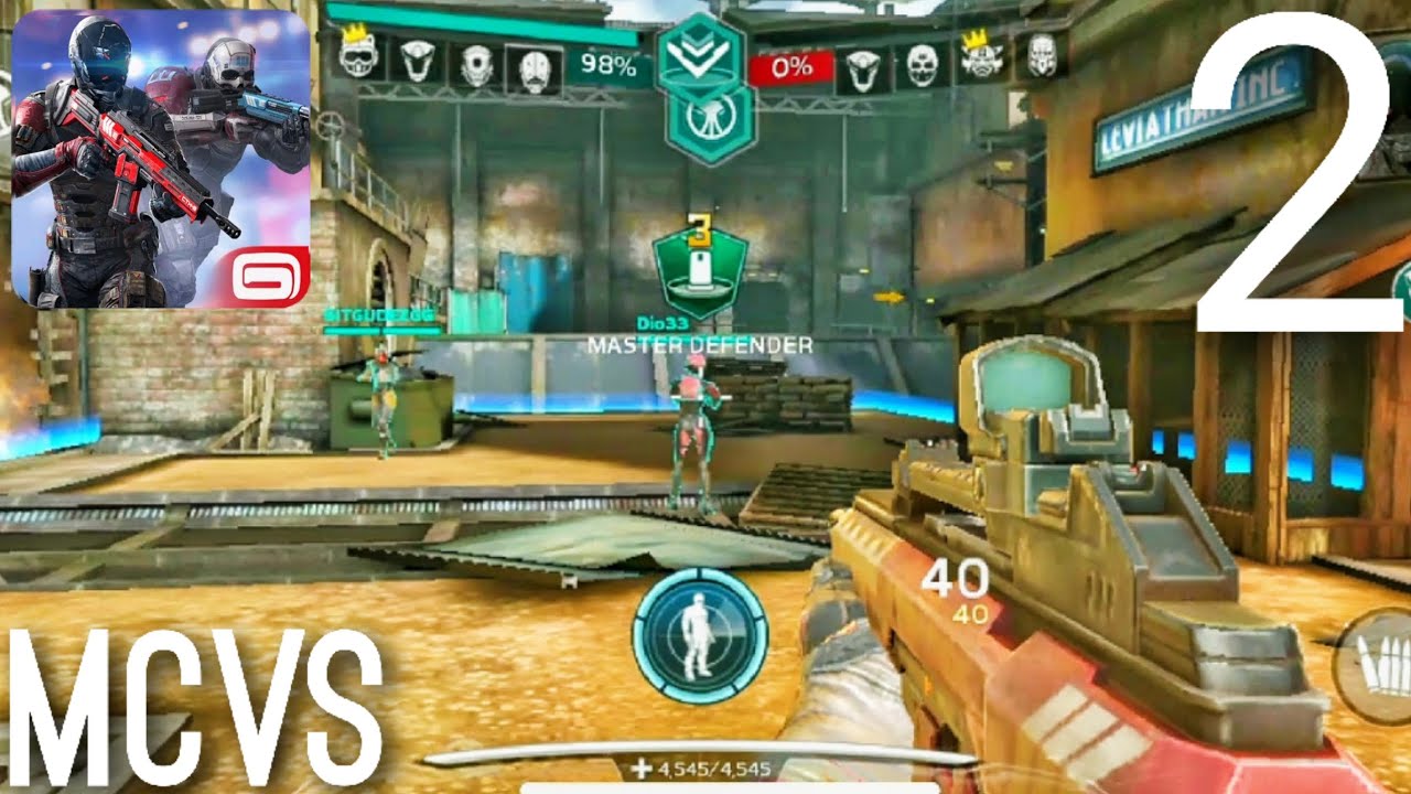 Modern Combat Versus : FPS Gameplay Part 2 - FPS Mobile Gameplay - YouTube