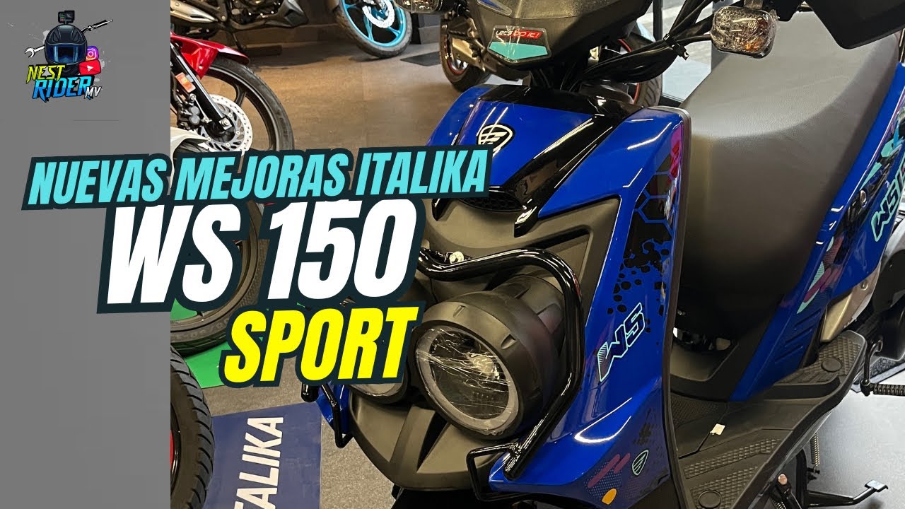 Italika ws 150 sport 2025 nuevas mejoras!! - YouTube