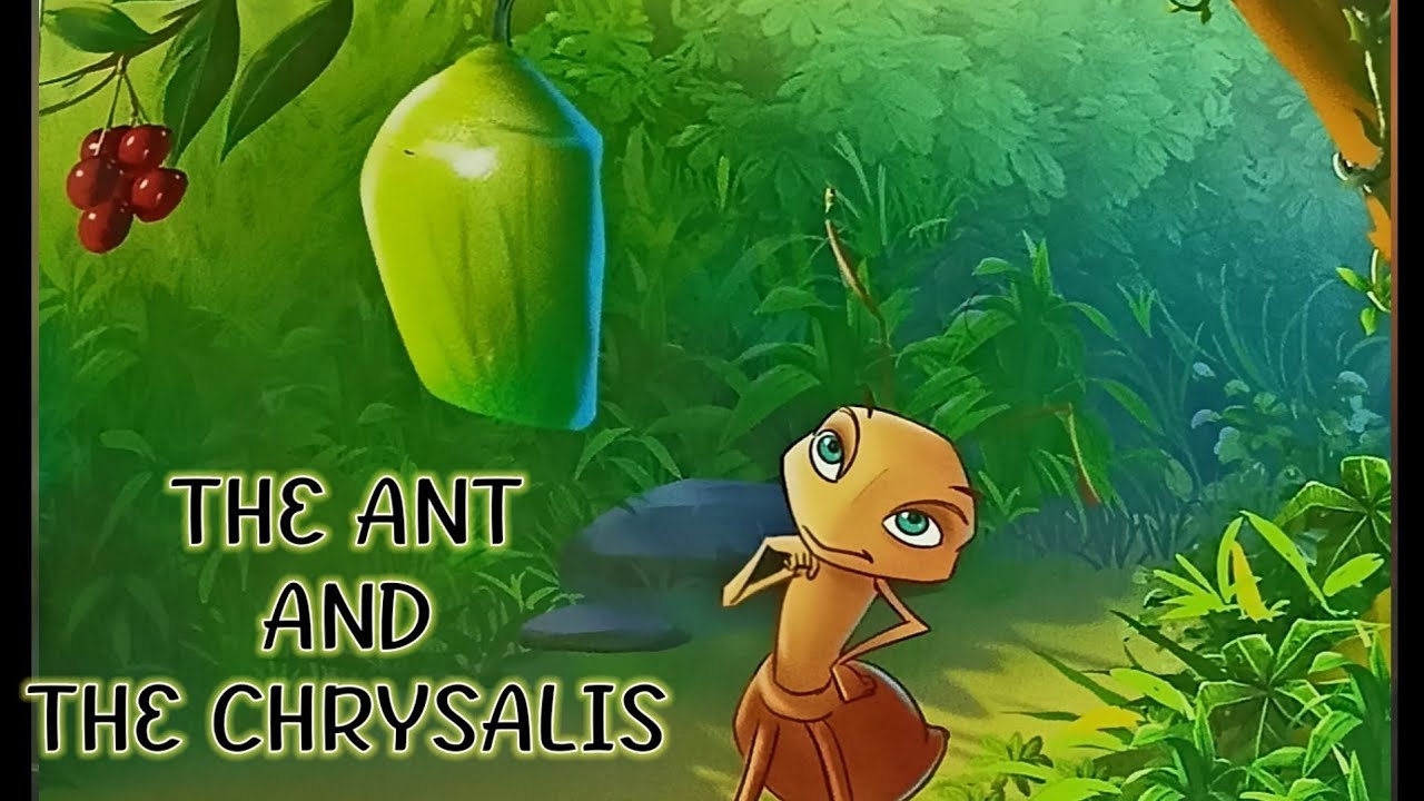 THE ANT AND THE CHRYSALIS // STORY FOR UKG CLASS // MORAL STORIES - YouTube