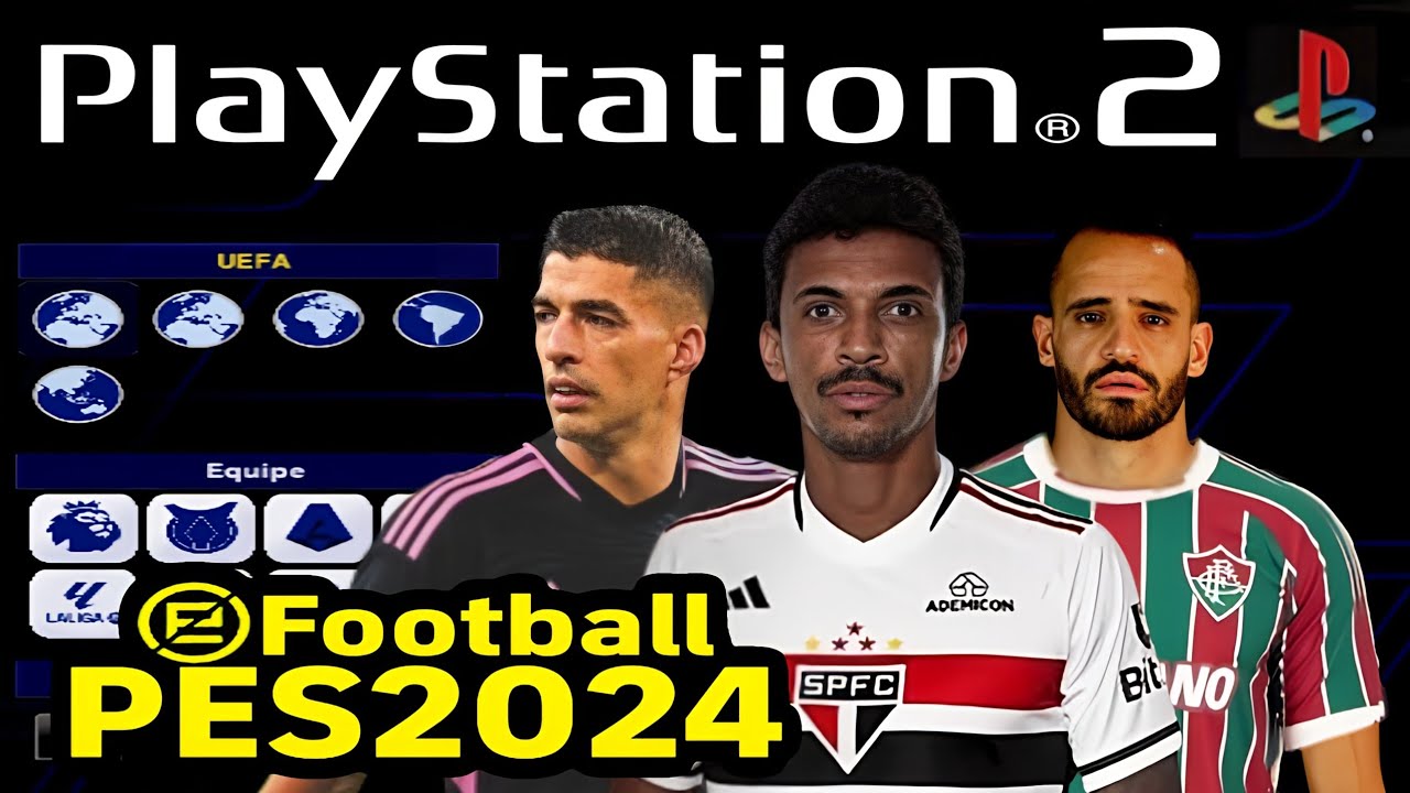 PES 2024 PS2 ISO EFOOTBALL SUPER ATUALIZADO PLAYSTATION 2 - YouTube