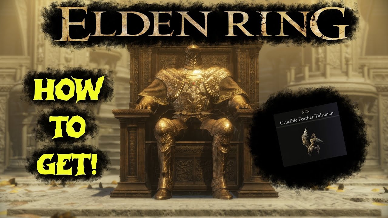 Elden Ring - Crucible Feather Talisman LOCATION/GUIDE - YouTube