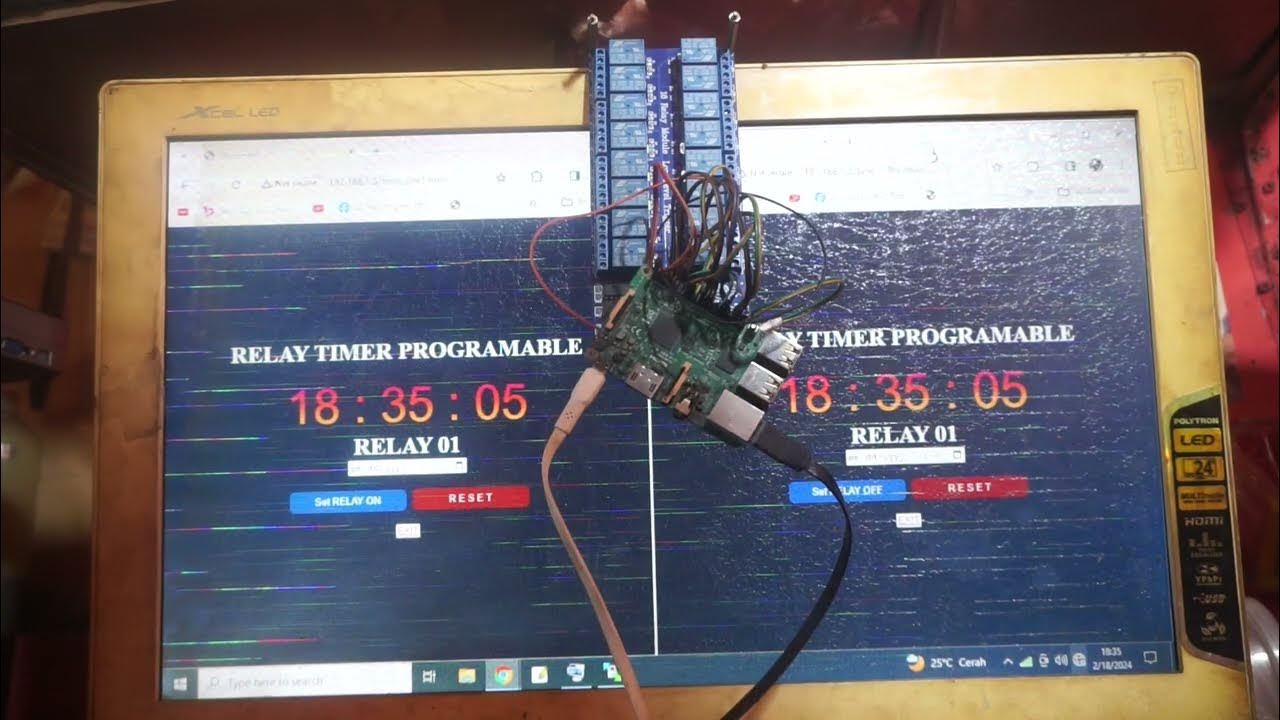 Raspberry Pi Timer Relay Programable (part of SYSTEM RONOF ) - YouTube