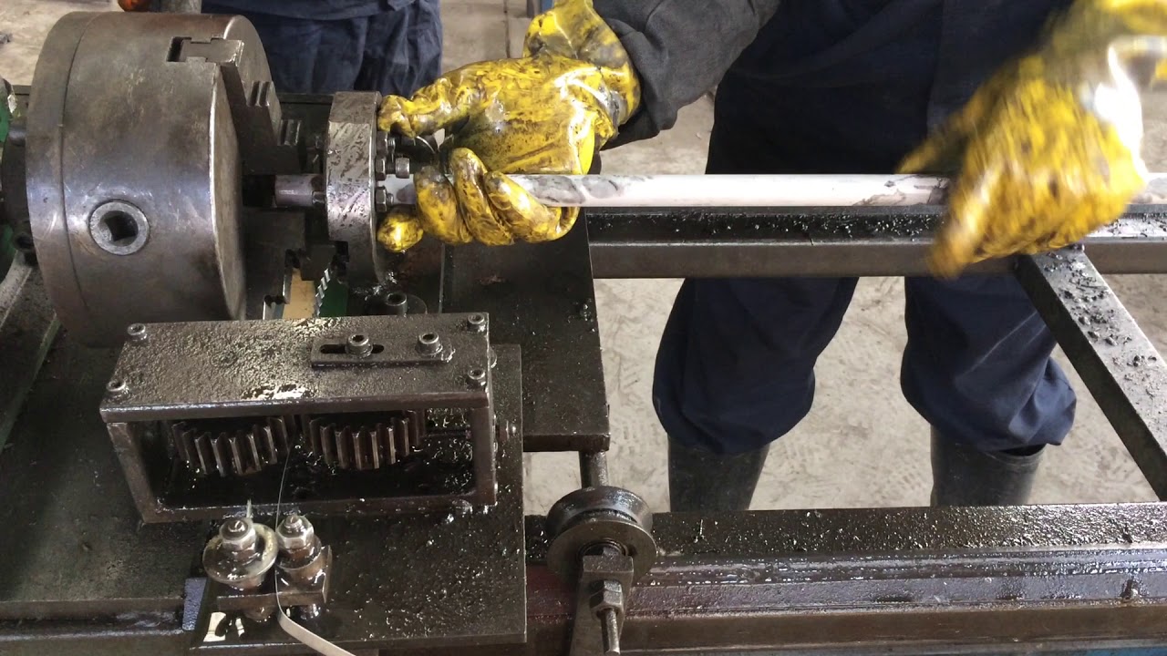 Crimped Fin Tube Production/ Spiral Crimped Finned Tube - YouTube