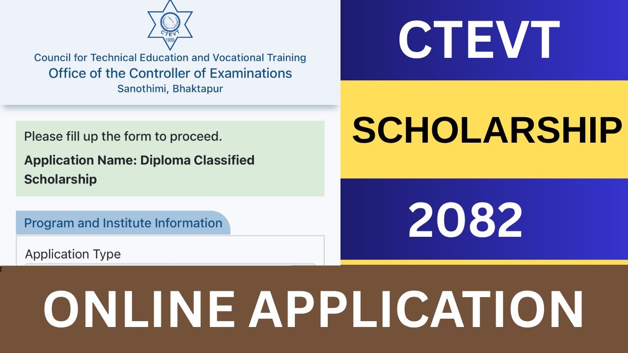 CTEVT Online Form | CTEVT Scholarship After SEE Application Online ...