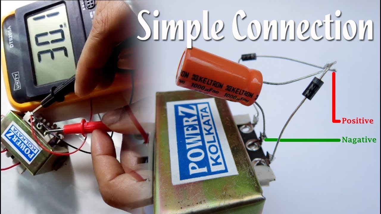 Power Supply || How to Make 9v DC Power Supply #Transformer - YouTube