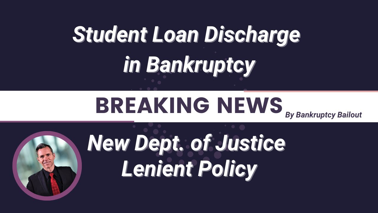 Student Loan Bankruptcy Gets Easier With Newly Announced Dept. of ...
