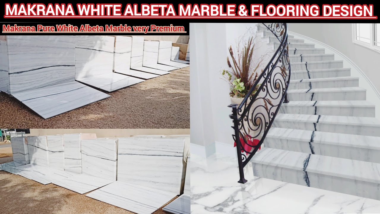 Makrana White Albeta Marble | Albeta Marble Flooring Design | albeta ...