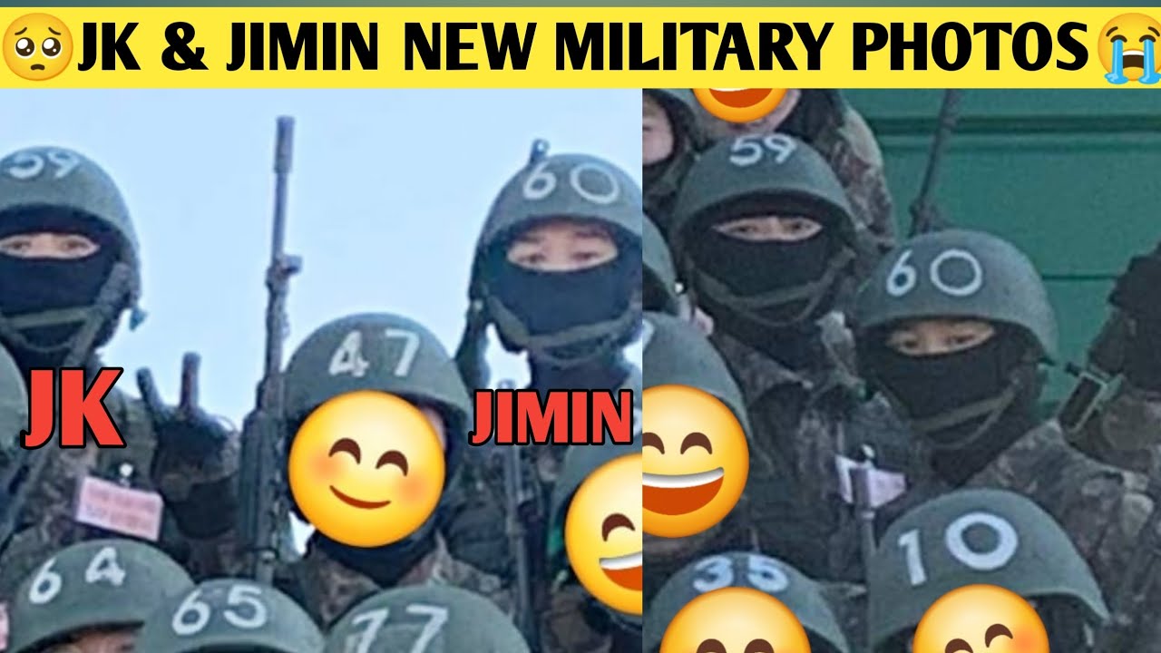 Jungkook & Jimin New Military Photos 😭 | Jikook Military Update 😘|#bts ...