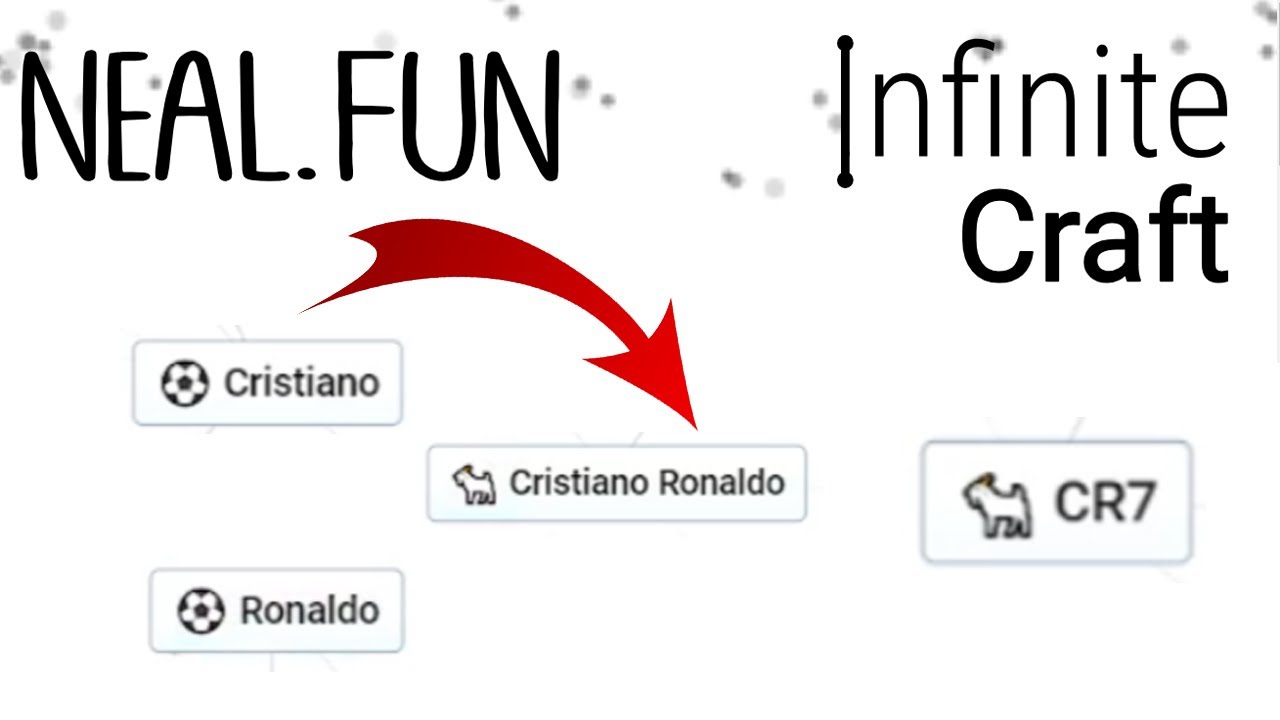 How to Get CR7 Ronaldo Cristiano in Infinite Craft | Make CR7 Ronaldo Cristiano in Infinite ...