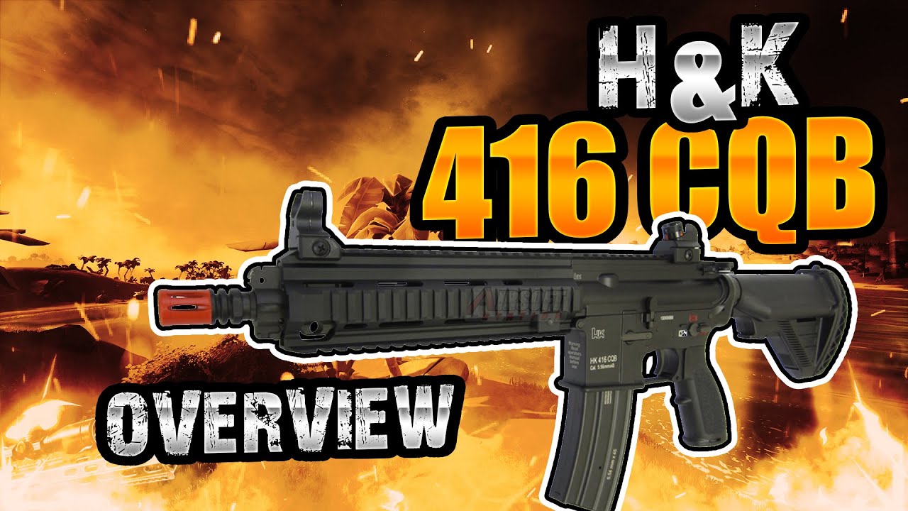 H&K 416 CQB Airsoft Rifle by VFC AEG Overview - YouTube