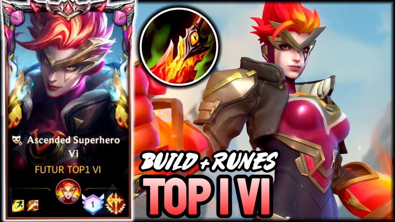WILD RIFT VI - TOP 1 VI GAMEPLAY - GRANDMASTER RANKED - YouTube