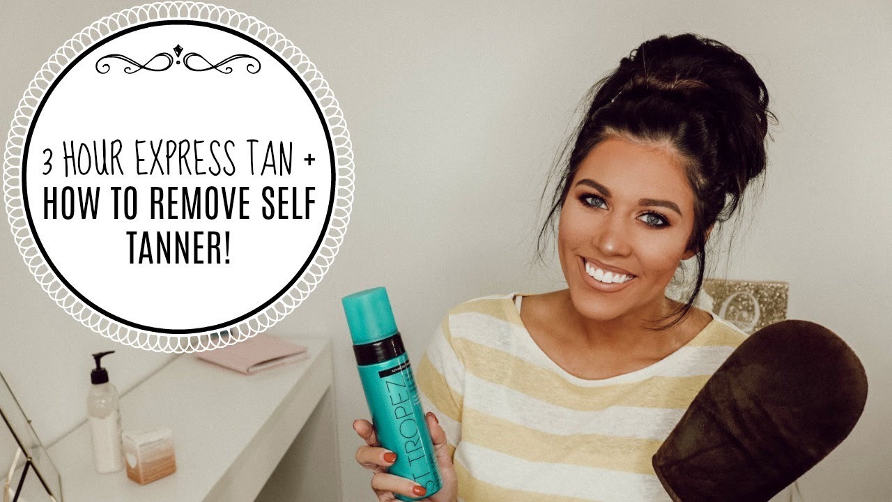 SUPER FAST SELF TANNING ROUTINE | ST TROPEZ EXRESS MOUSSE + TIPS ON ...