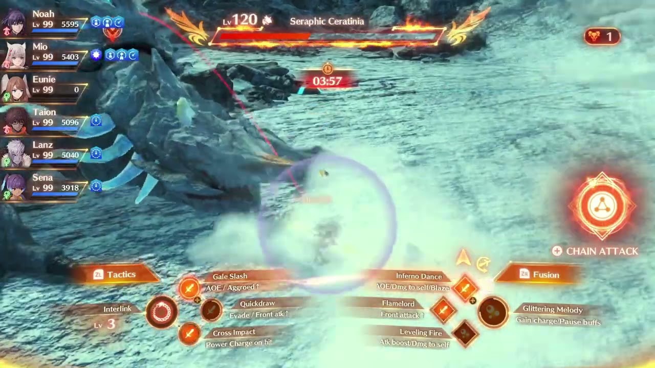 Xenoblade 3 - Lv 120 Seraphic Ceratinia (Hard) Mio Seraph Solo - YouTube