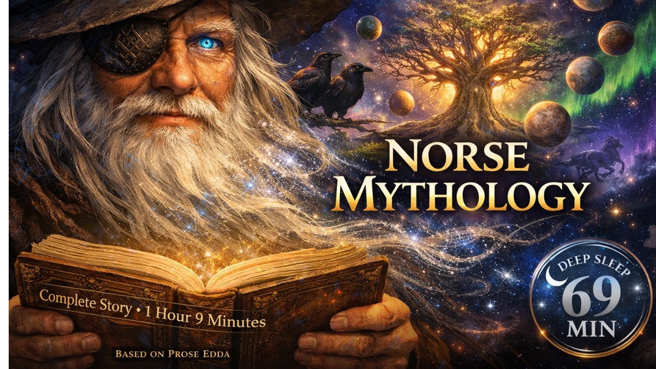 Fall Asleep to Norse Mythology | Complete Story from Creation to ...