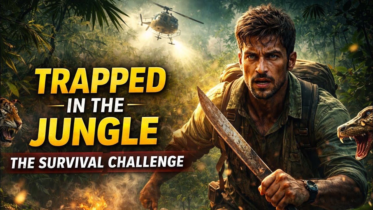 TRAPPED IN THE JUNGLE 😱 | 30 Days Survival Challenge | True Survival ...