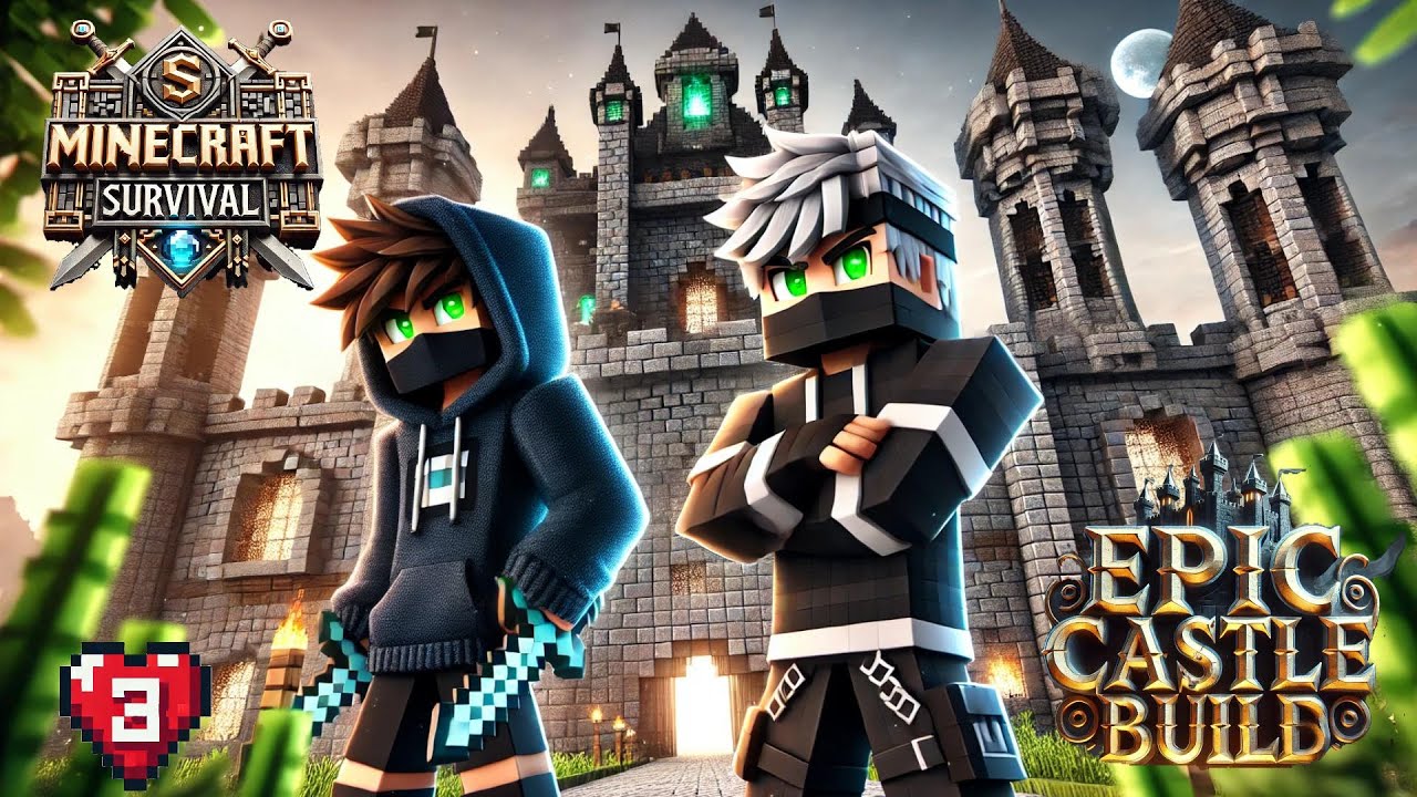 We Build the ultimate castle In Minecraft ! - YouTube