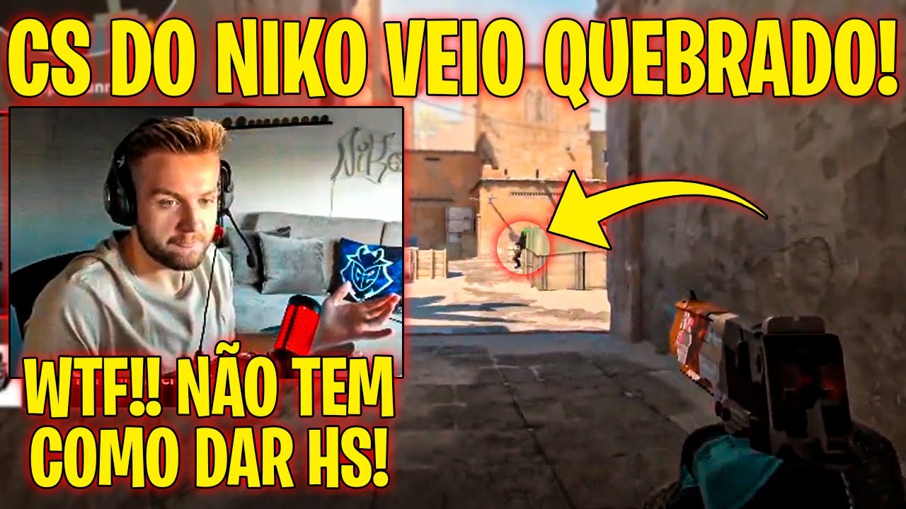 NIKO JOGANDO CS2 PELA PRIMEIRA VEZ!! PINOU TUDO KKKKKKKKKKKKKK - YouTube