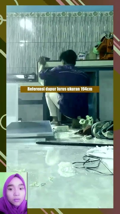 Referensi dapur lurus ukuran 194cm - YouTube