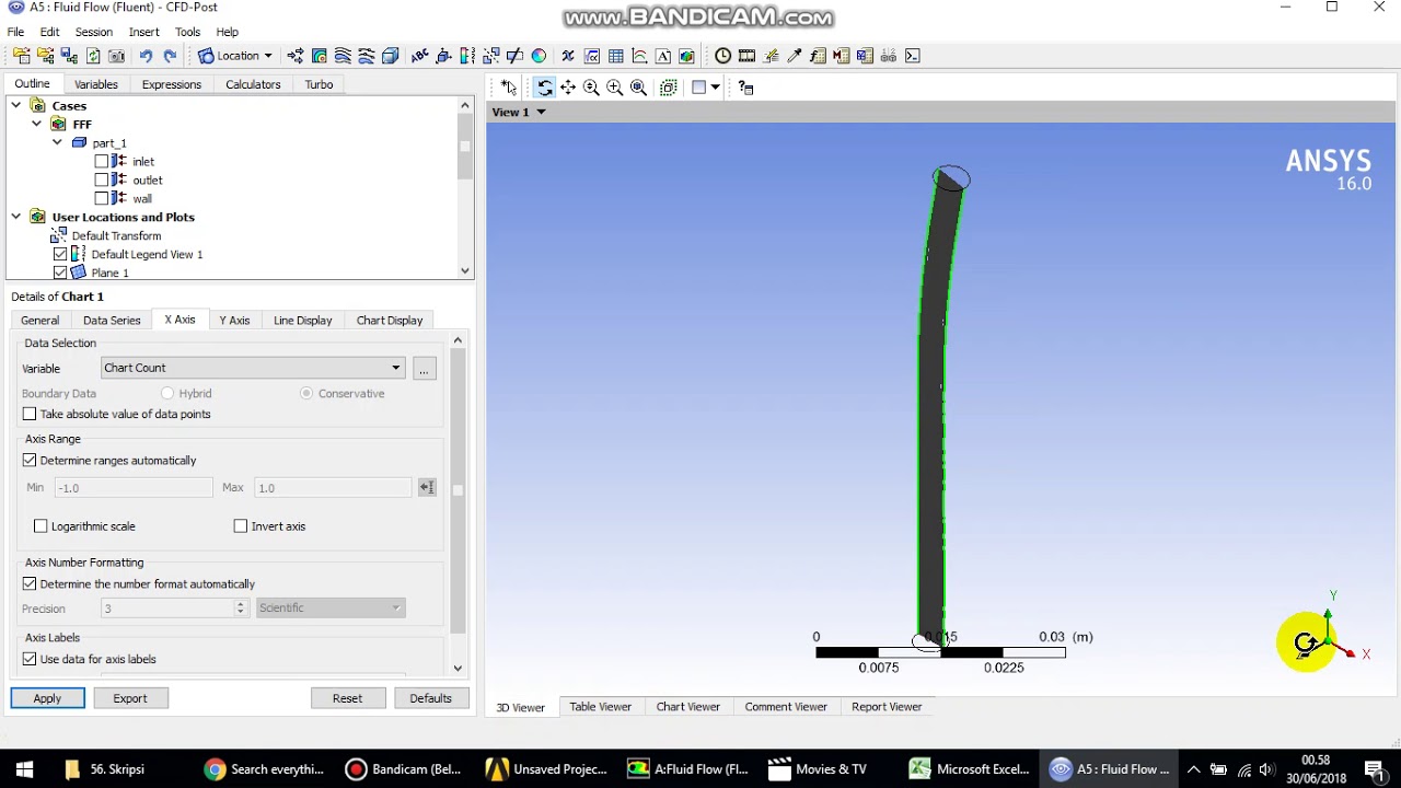 Ansys Wall Shear Chart - YouTube