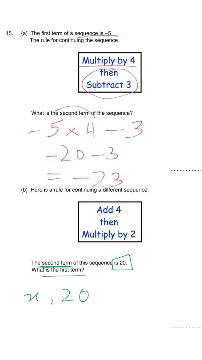 Math Knowledge Test! Sequences! #maths #problem #solve #solution # ...