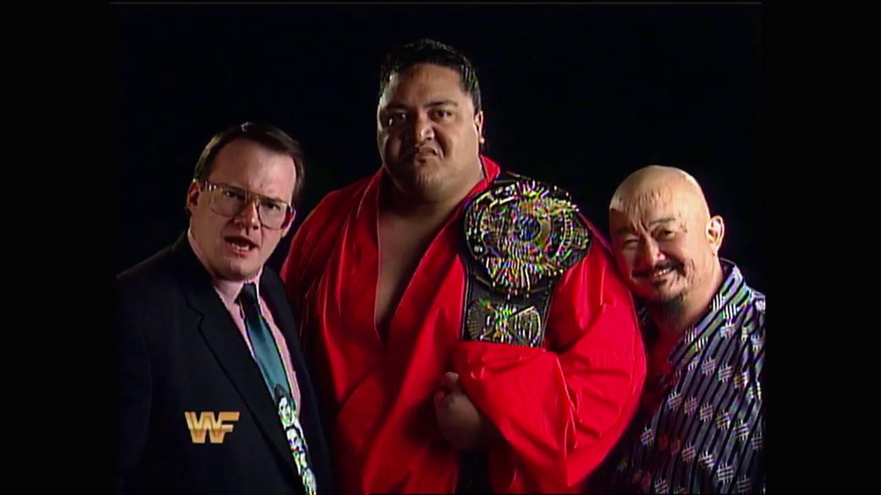 Yokozuna Wants Out of Match with Lex Luger @ Wrestlemania X (Feat Jim Cornette & Mr Fuji) 1994 ...