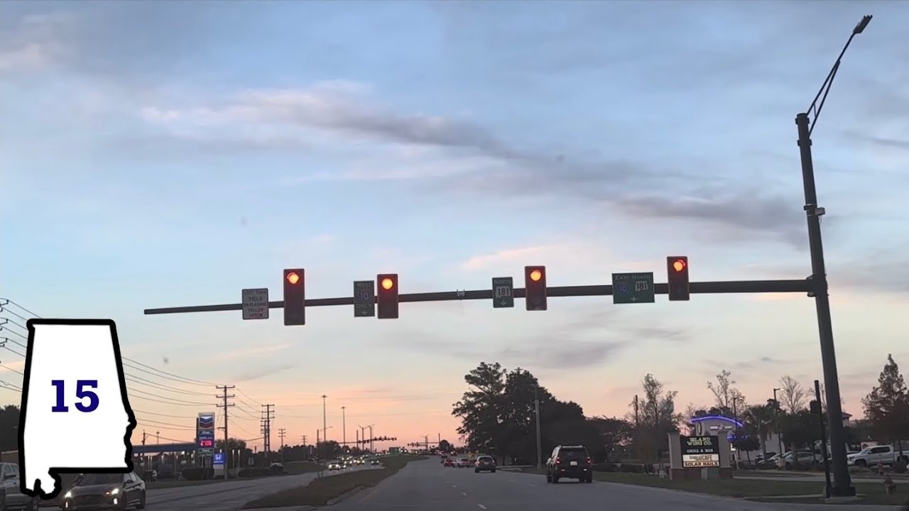Alabama Traffic Lights 15 - YouTube