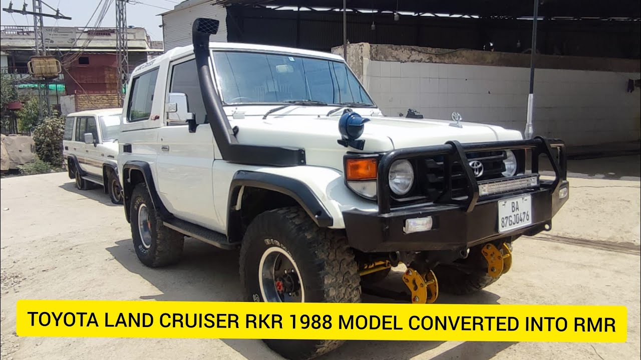 TOYOTA LAND CRUISER RKR 1988 MODEL CONVERTED INTO RMR || FOR SALE IN ...