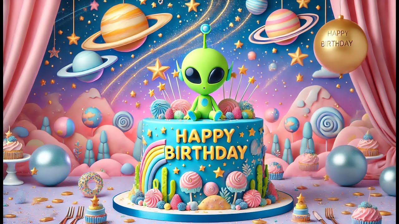 Gâteau d’Anniversaire Extraterrestre – Une Fête Venue d’Ailleurs 🛸👽🎂 ...
