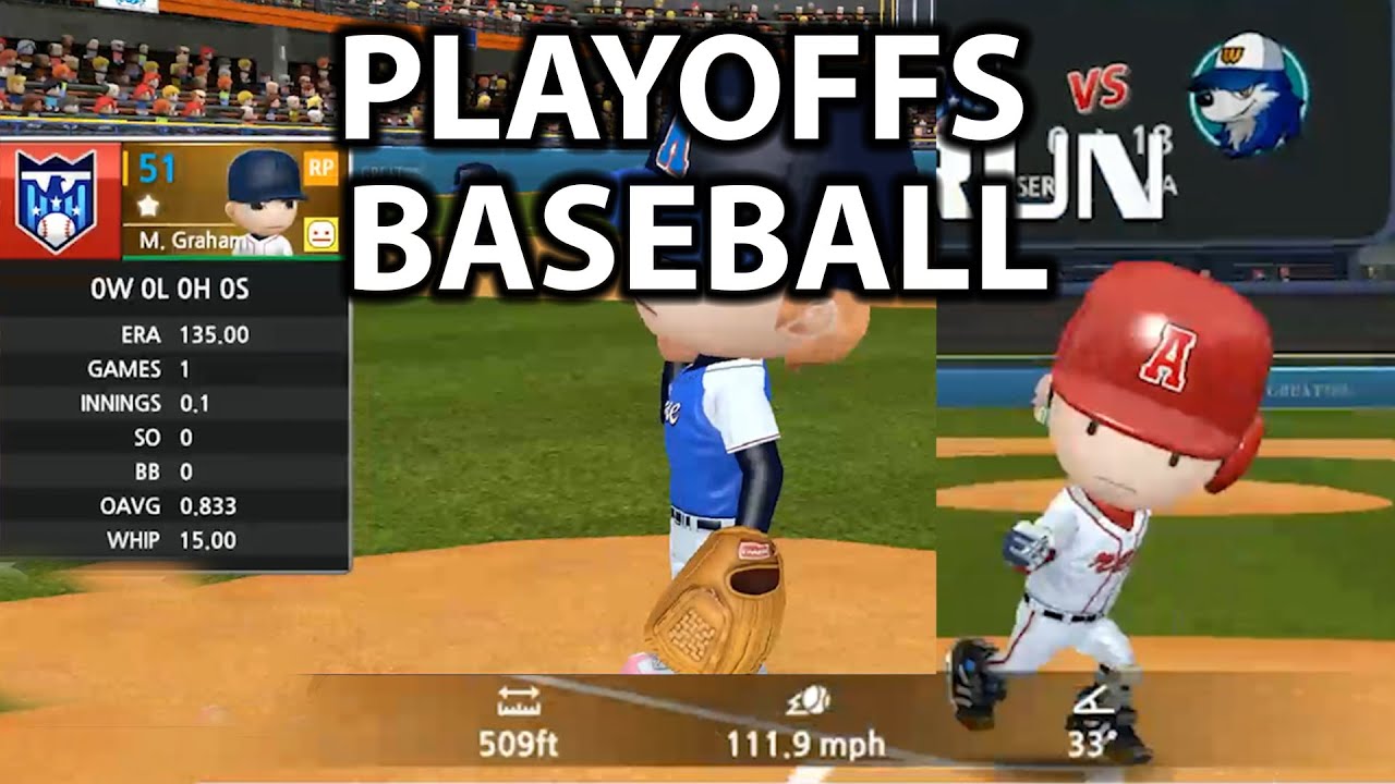 Baseball 9 Champion I Playoffs - 509 Ft Home Run! - 113 Pitcher ERA ...